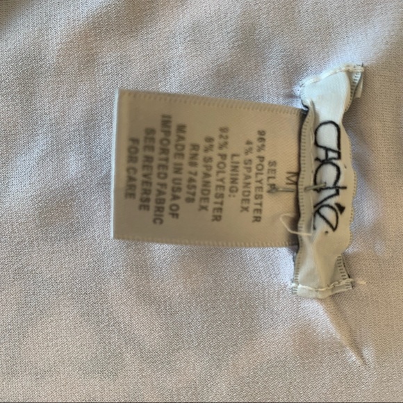 Cache | Tops | Cache Black And White Toile Sleeveless Tank | Poshmark